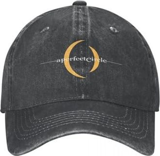 Generic Chapeau dHomme, A Perfect Circle Logo Casquette de Baseball Vintage Rock Washed Washed Headwear Style Unisex Outdoor Workouts Cadeau Casquettes Casque