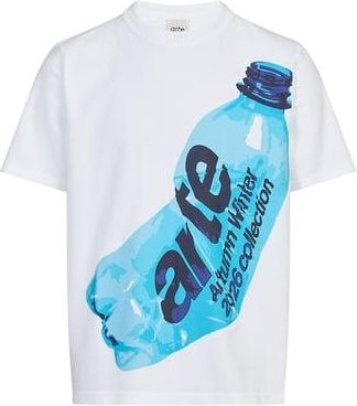 Arte T-shirt manches courtess&eacute;rigraphi&eacute; en coton
