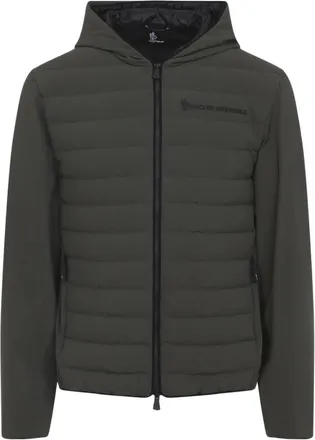 Moncler Homme, Vestes, Vert, Taille: M SweaT-shirt Rembourré Zippé