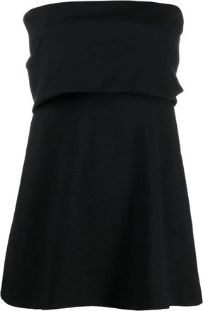 Toteme Crepe Band Tube - - Tops - Damen - Schwarzk - 2XS
