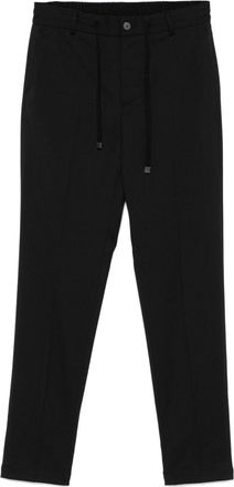 PESERICO Hose mit Kordelzug - Schwarz