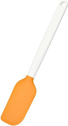Fiskars Teigschaber mit Silikonkopf, Länge: 27,5 cm, Kunststoff/Silikon, Orange/Weiß, Functional Form, 1023615