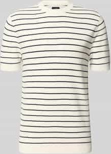 Mc Neal Strickshirt mit geripptem Rundhalsausschnitt