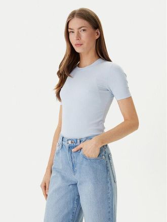 Calvin Klein T-Shirt LV044D246G Himmelblau Slim Fit
