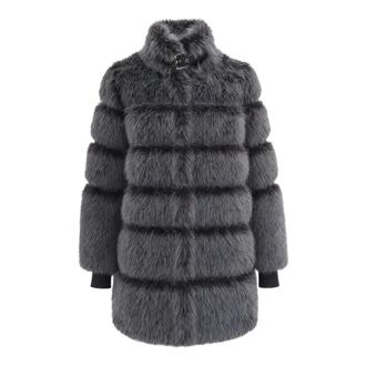 Patrizia Pepe Nexus Kunstfelljacke - - Jackets - Damen - Grau - XS