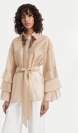 Access Fashion Hemd 63-7068-125 Hellbeige Relaxed Fit