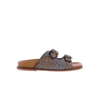 Paris Punk Femme, Chaussures, Multicolore, Taille: 36 EU Strass Slider