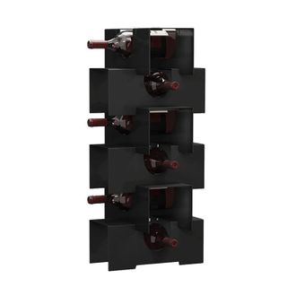 Generic Stapelbares Weinregal, Flaschenhalter aus Metall, Sch&ouml;n und Praktisch, Leicht Zug&auml;nglich, Platzsparend, f&uuml;r Bar/Weinkeller/K&uuml;che/Wohnzimmer(6)