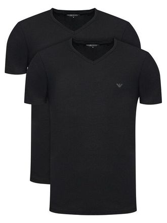 Emporio Armani T-Shirt-Set EM000392 AF14132 MC005 Schwarz Regular Fit