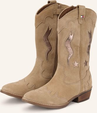 Tommy Hilfiger Cowboy Boots beige