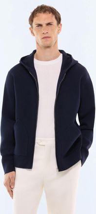 Fursac Cardigan &agrave; capuche en laine et coton - Taille XL - Homme