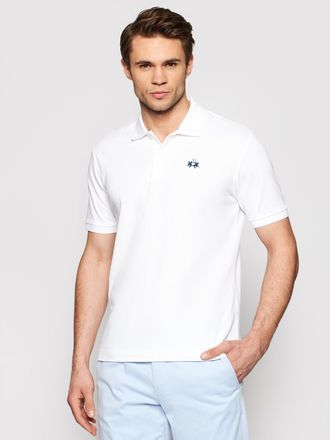 La Martina La Martina Poloshirt BPMP01 PK031 Weiß Regular Fit