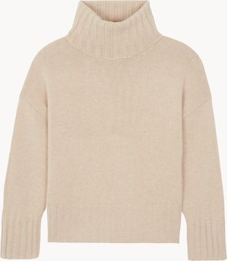 Kujten Pull cachemire col roulé oversize femme, 10 fils - Pull Yoko