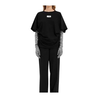 Maison Margiela Damen, Oberteile, Schwarzk, MGr&ouml;&szlig;e