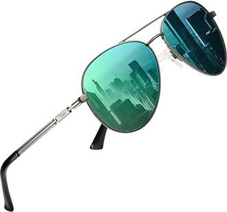 Duco Cool 3025K Lunettes de soleil polarisées classiques unisexes pour homme Filtre UV400 Catégorie 3