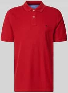 Fynch-Hatton Regular Fit Poloshirt mit Label-Stitching
