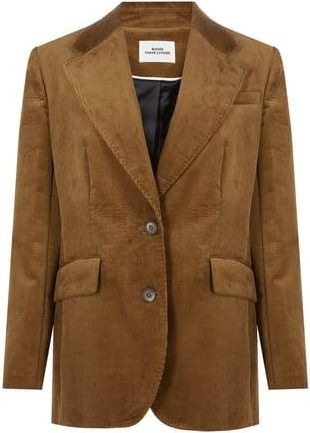 Maison Sarah Lavoine Blazer en velours côtelé