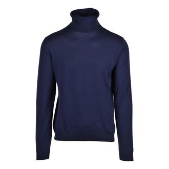 Alpha Studio Maglia Ciclista - - Knitwear - Herren - Blau - L