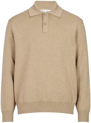 Sams&oslash;e & Sams&oslash;e Polo ample &agrave; manches longues en coton m&eacute;lang&eacute;