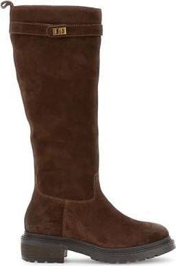 Cafènoir Bottes En Daim Avec Fermeture Éclair, Pour Femme, Couleur Marron, Taille 37