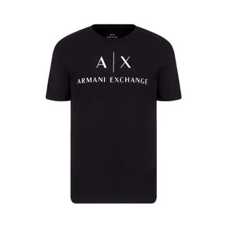 A|X Armani Exchange Homme, Tops, Noir, Taille: XL Milano T-shirt Noir Coton Homme