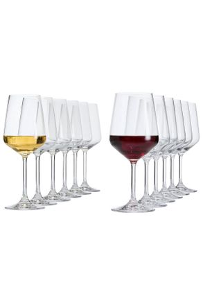 Spiegelau Gläserset Style, Klar, Glas, 12-teilig, 22.5 cm, ISO 9001, Essen & Trinken, Gläser, Gläser-Sets