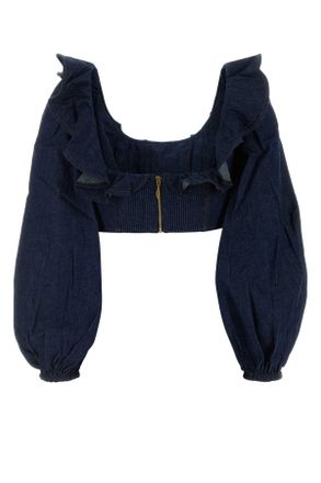 Zimmermann Aster Blouse - Navy