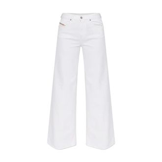 Diesel Femme, Jeans, Blanc, Taille: W29 Wide Jeans