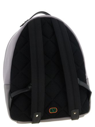 Valentino Garavani Fabric Backpack - Gray