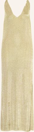 BA&SH Ba&Sh Kleid Zalana Mit Glitzergarn gold