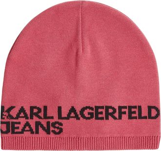 Karl Lagerfeld Karl Lagerfeld Jeans, Damen, Einlagige LogoM&uuml;tze, Rosa, One Size