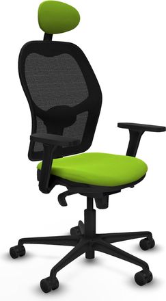 Piqueras y Crespo Chorquera Armlehnenstuhl, h&ouml;henverstellbare Lendenwirbelst&uuml;tze und festes Kopfteil, ausgestattet mit 5 Positionen und eingespritztem Schaum. Mit Rolle