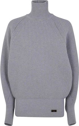 Balmain Rundhalspullover - Grau