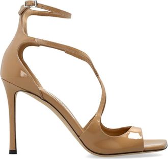 Jimmy Choo London Femme, Chaussures, Beige, Taille: 39 EU Sandales &agrave; Talons Azia 95