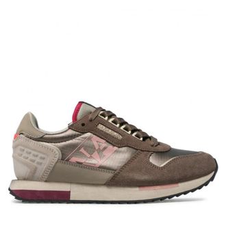 Napapijri Gr&uuml;ne Leder Tennis Sneakers - - Shoes - Damen - Gr&uuml;n - 41 EU