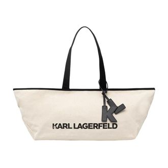 Karl Lagerfeld Tote Bag - Femme - Sacs - Beige - Taille: ONE Size