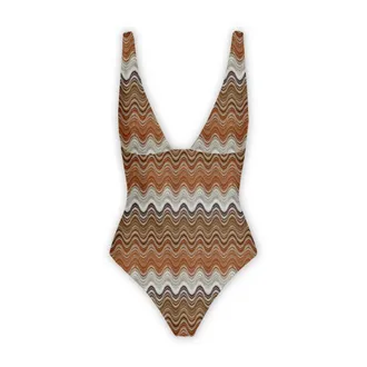 MC2 Saint Barth Femme, Maillots de bain, Brun, Taille: 40 FR Mavi Classical Band Triangle Maillot de Bain Une Pi&egrave;ce Rachel