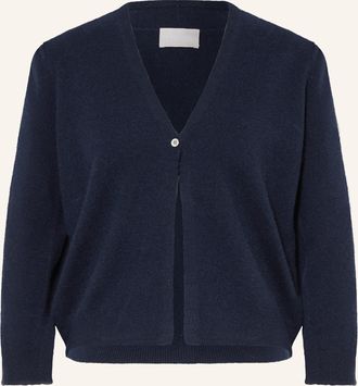 Hemisphere Hemisphere Strickjacke Aus Cashmere Mit 3/4-Arm blau