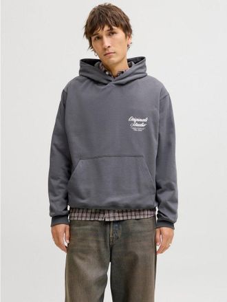 Jack & Jones Kapuzensweatshirt JORNORREBRO TYPO BACK SWEAT HOOD SN mit Print