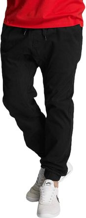 Southpole Herren Basic Stretch-Twill-Jogginghose - Reg und Big & Tall Größen Freizeithosen, schwarz, XX-Large