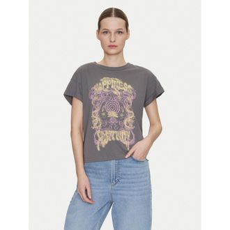 Noisy May T-Shirt Gaby 27033385 Grau Regular Fit