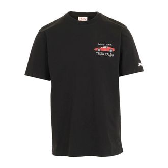 MC2 Saint Barth Homme, Tops, Noir, Taille: M Portofino Testa Calda Car