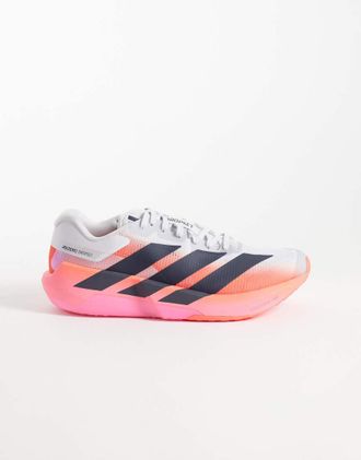 adidas adidas Training Adizero Dropset Pro Sneaker in Grau und Rotverlauf