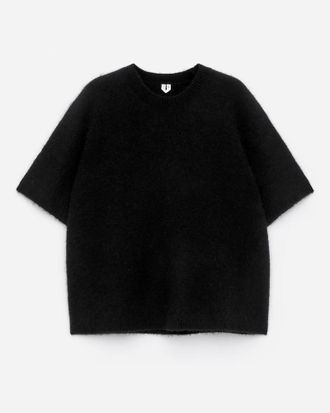 Arket Pullover Aus Alpakawolle Und Wolle -Schwarz