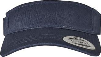 Flexfit Yupoong Damen und Herren Curved Visor Cap - Unisex Sonnenblende mit Klettverschluss - Farbe navy one size