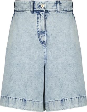 Patou Femme, Shorts, Bleu, Taille: 40 FR Denim Bermuda