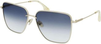 Victoria Beckham Femme, Accessoires, Jaune, Taille: ONE Size Lunettes de soleil &agrave; monture m&eacute;tallique