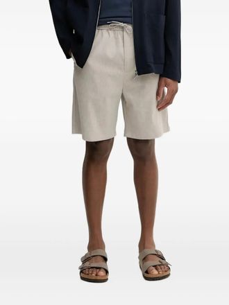 Les Deux Shorts mit Stretchbund - Grau