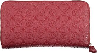 Mario Valentino Femme, Accessoires, Rouge, Taille: ONE Size Portefeuille 6 Compartiments