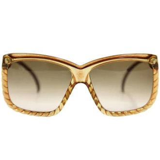 Dior Pre-owned Acetat sonnenbrillen - - Pre-owned - Damen - Braun - ONE SIZE